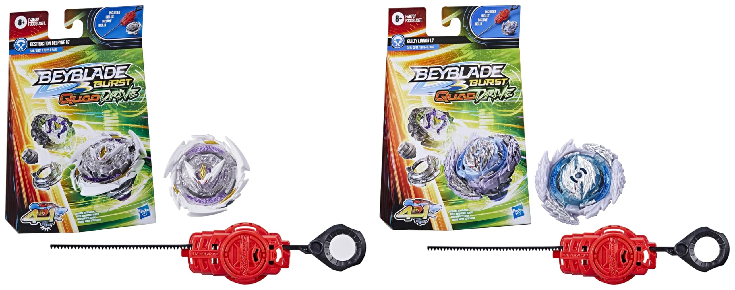 Buy Beyblade Burst QuadDrive Belfyre B7 Spinning Toy & BEYBLADE Burst ...