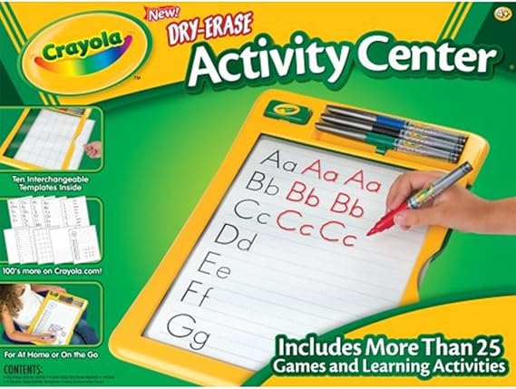 Amazon.com: Crayola Dry Erase Activity Center : Toys & Games