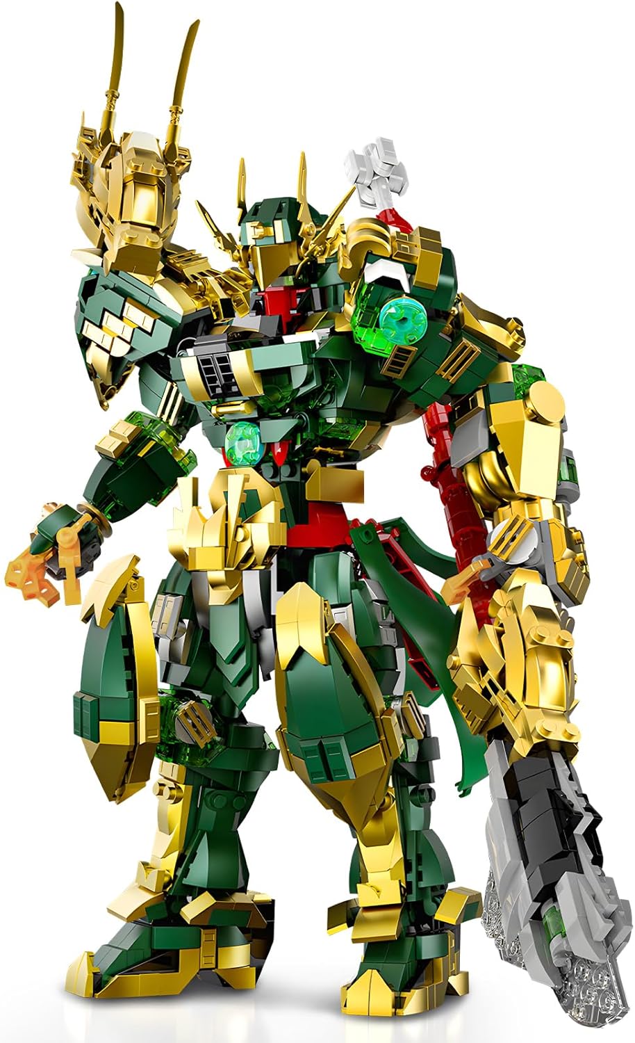 Amazon.com: HIGH GODO Mech Robot Building Set, MOC China Guan Yu ...