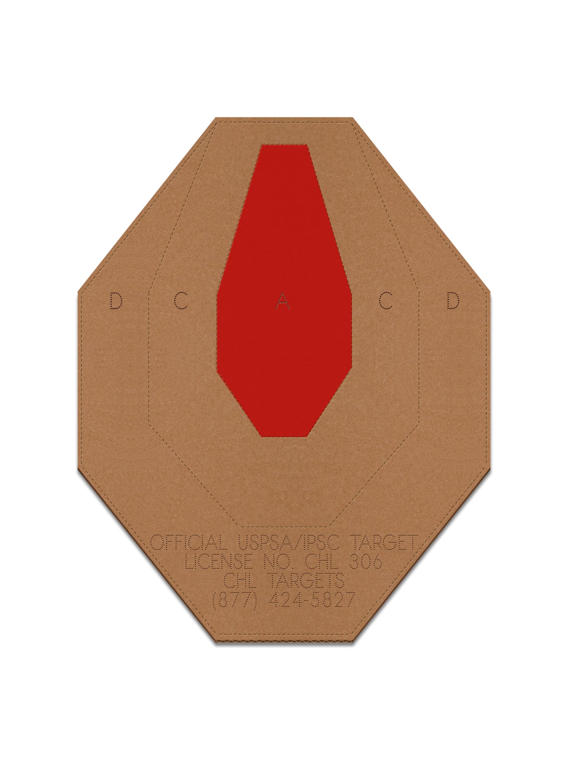 Snapklik.com : Official USPSA/IPSC Cardboard Targets, Competition Torso ...