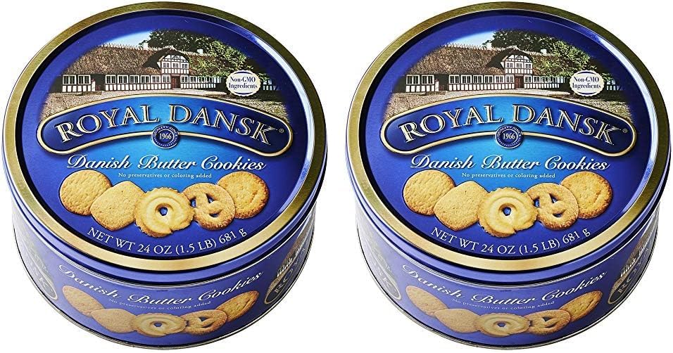 Amazon.com: Royal Dansk Danish Butter Cookies, 24 Oz. (Pack of 2)