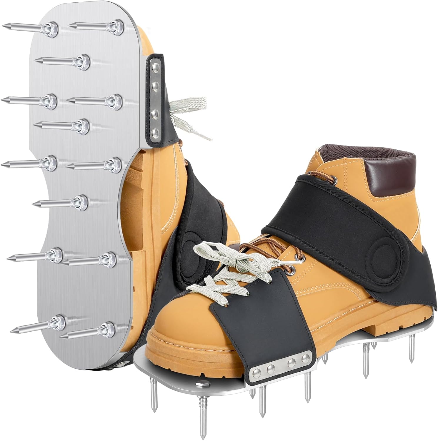 Amazon.com : Aerator Shoes, Lawn Aerator Shoes for Grass with 3MM Metal ...