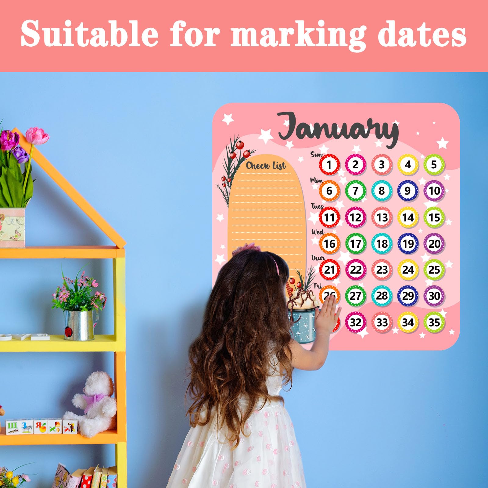 Snapklik.com : 480 PCS 1 Inch Number Stickers 1-40, 12 Sheets ...