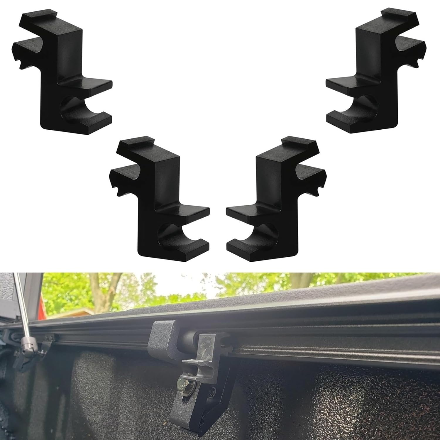 Amazon.com: 4 Pcs Prop Rod Clips Set Fit for Undercover Tonneau Prop ...