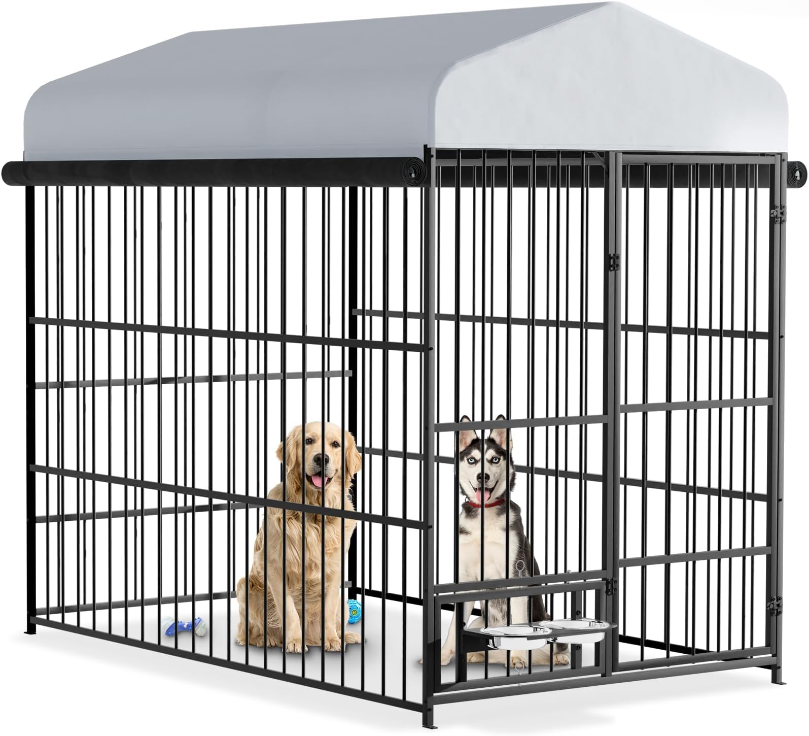Amazon.com: Rovibek Dog Kennel Outside, Outdoor Dog Kennel with ...