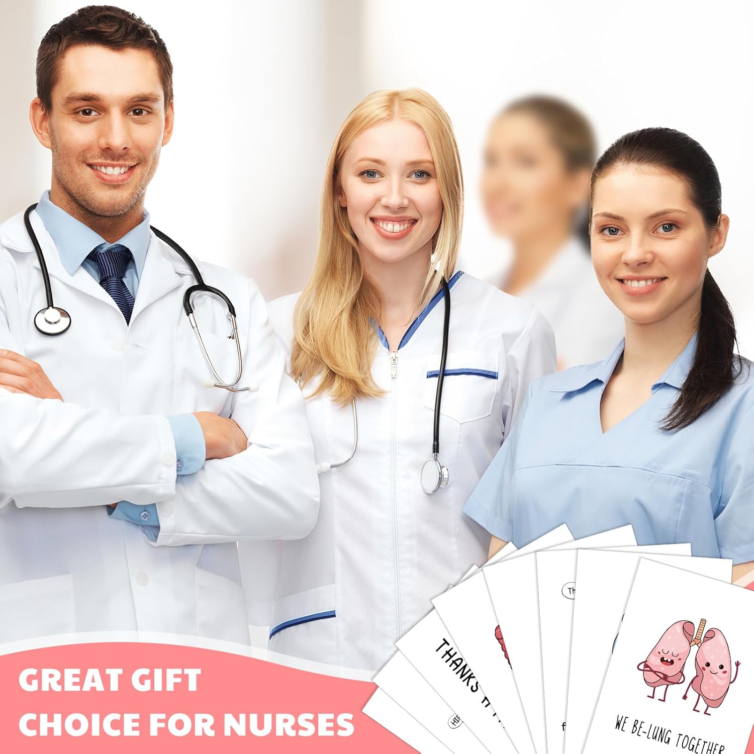 24 Sets Funny Nurse Thank You Cards Nurses' Day Australia | Ubuy