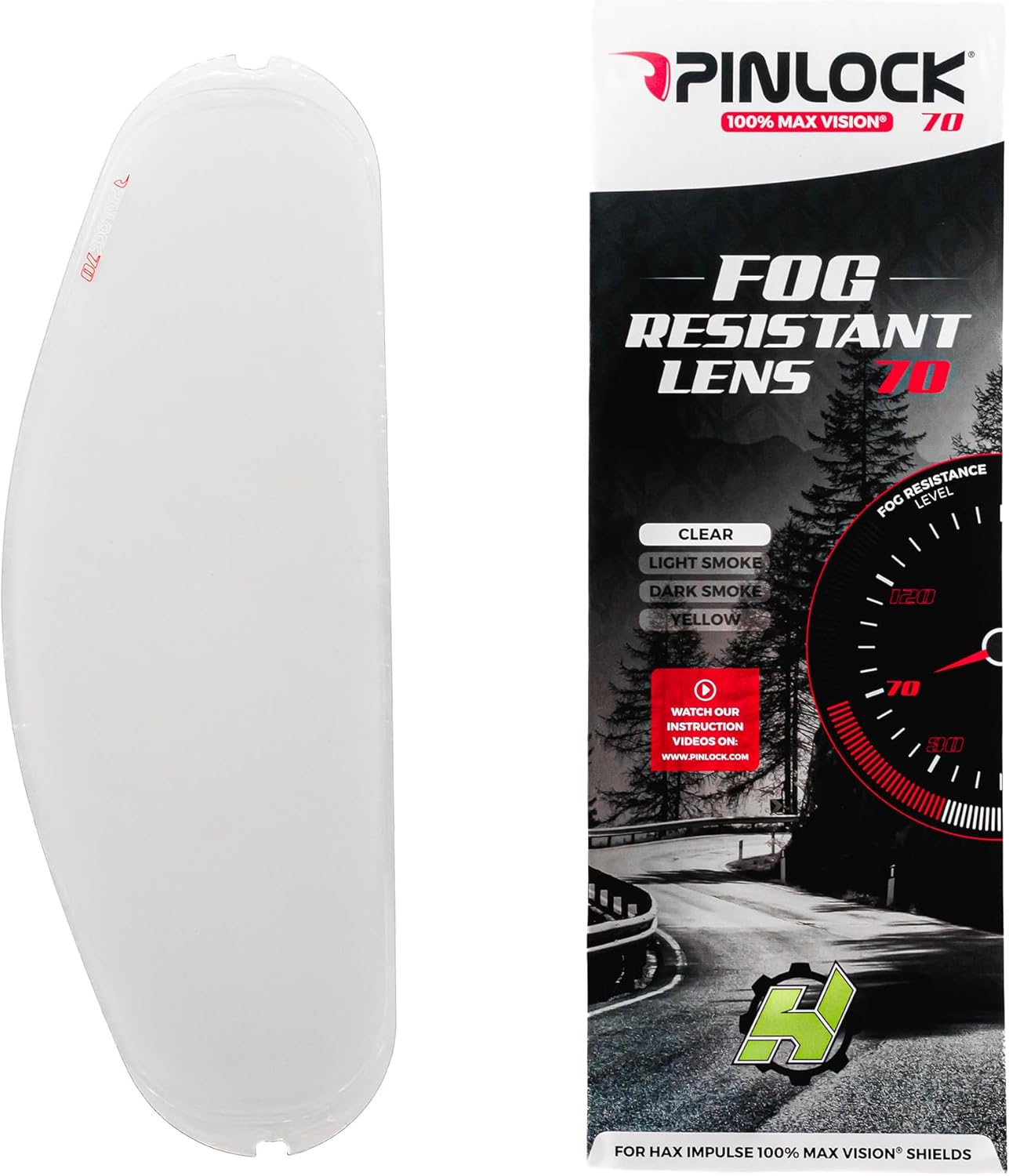 Amazon.com: HAX 100% Max Vision Pinlock 70 DKS 274 for Impulse Series ...