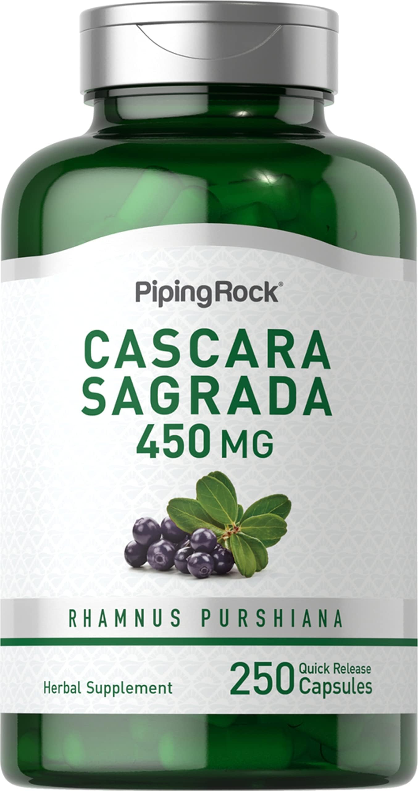 Amazon.com: Biotech Nutritions Cascara Sagrada 450 mg 250 Veg Capsules ...