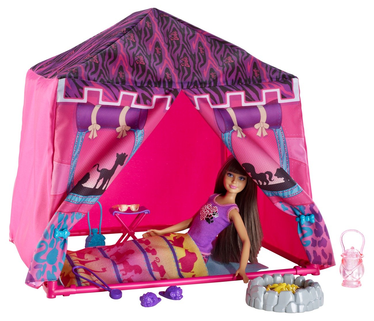 Barbie Sisters Safari Doll and Tent Playset - Pack of 1, 3M+ : Amazon ...