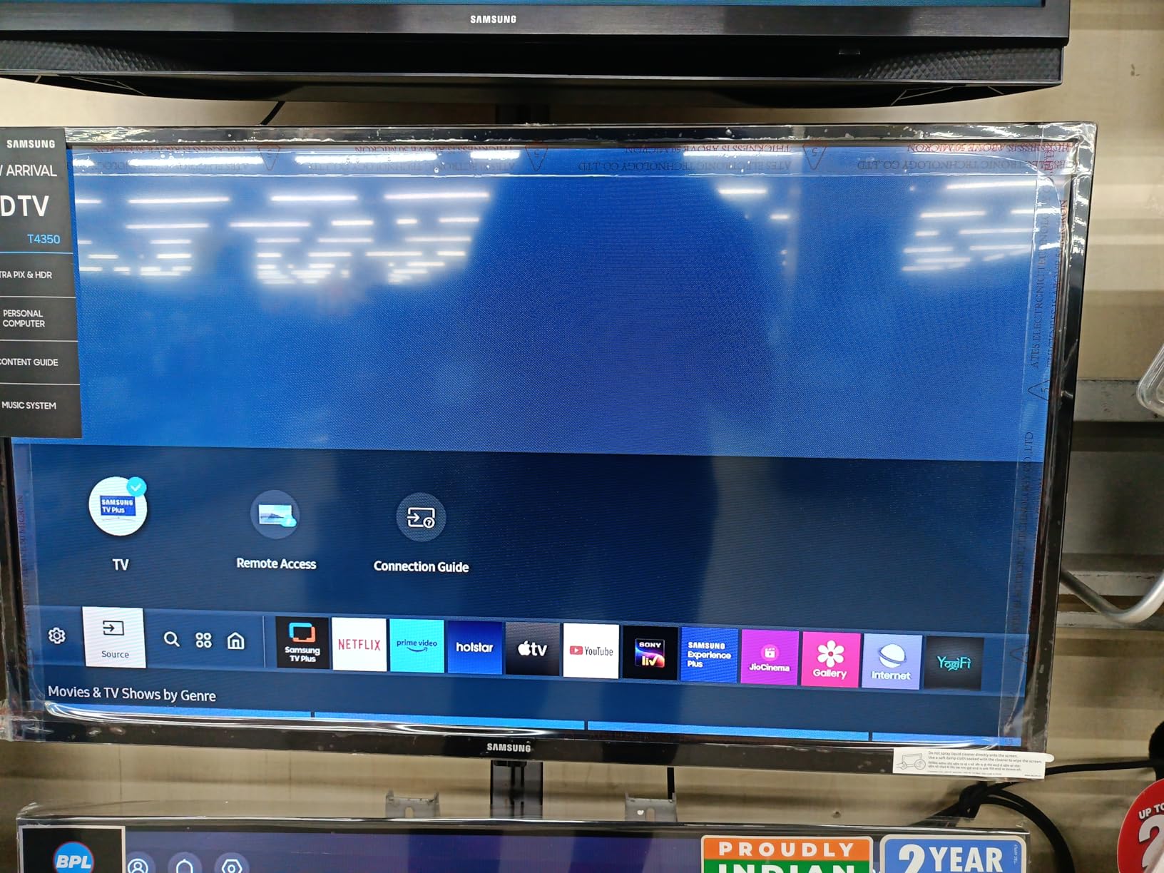 Samsung 80cm (32 Inch) 720p Smart LED Panel TV (UA32T4350BKXXL, Black ...