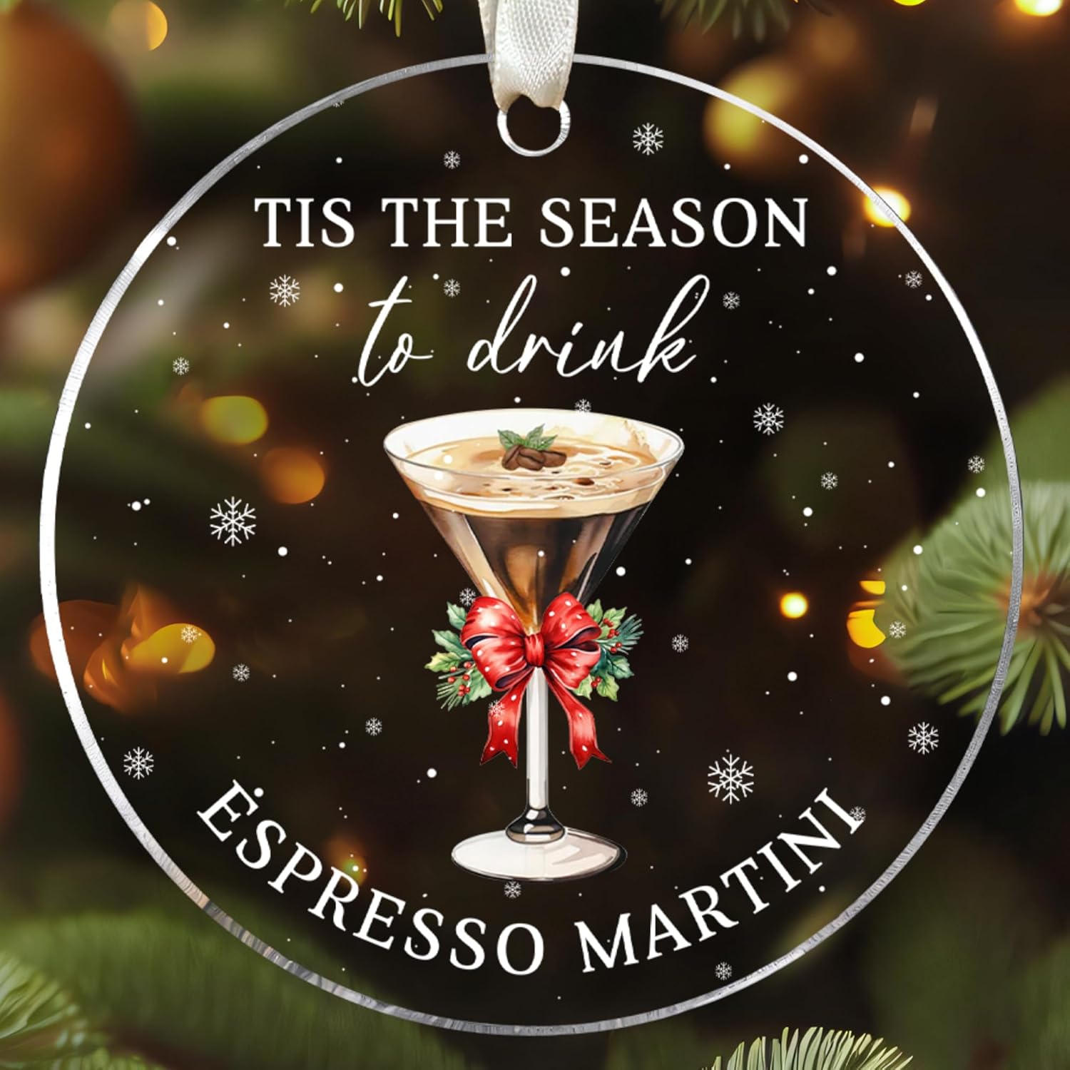 Amazon.com: Pawzity Espresso Martini Ornaments - Espresso Martini ...