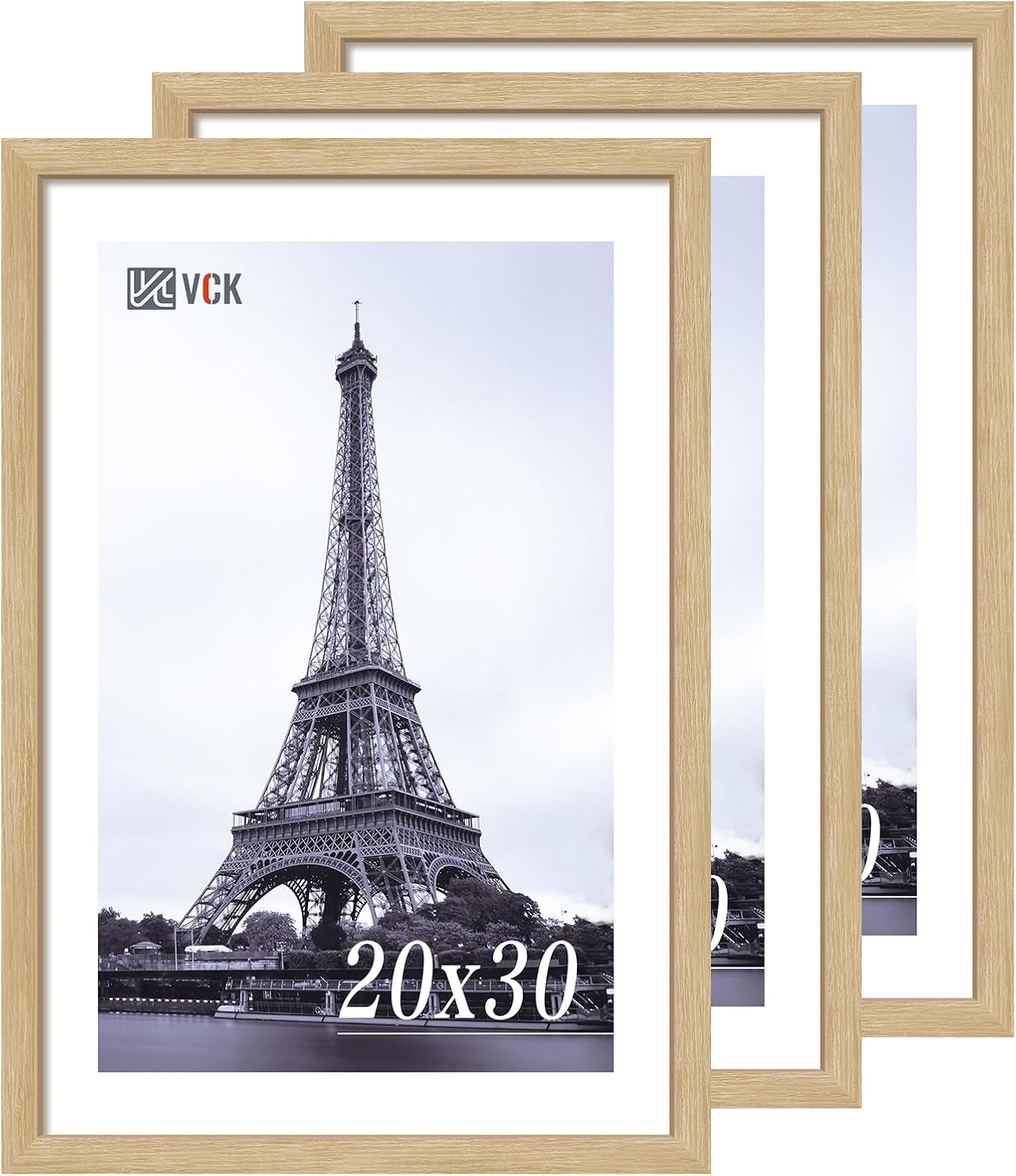 Amazon.com - VCK 20x30 Oak Wood Frame for Poster & Picture, Natural ...