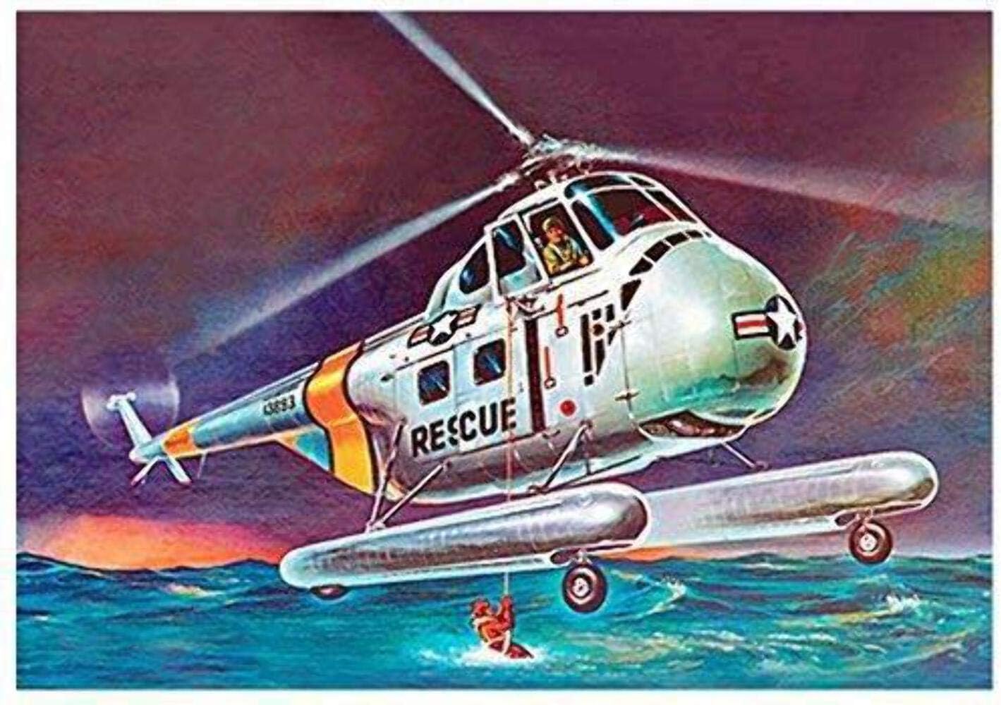 Amazon.com: Revell of Germany H-19 Rescue Helicopter Model : Arts ...