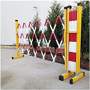 Amazon.com: ZHEYANG Mobile Barricades System | Expandable Safety ...