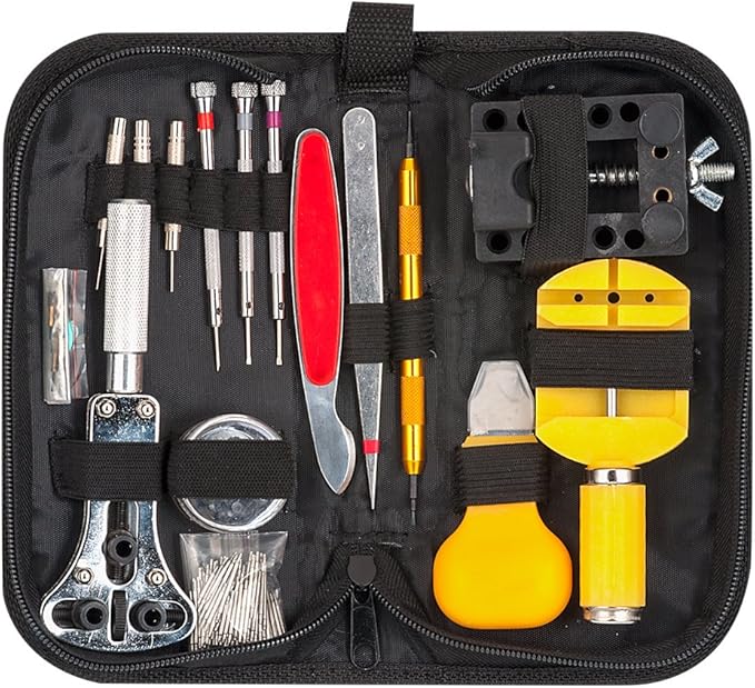 Amazon.com: Watch Repair Tools, Set 16Pcs Portable Wrist Watchmaker ...