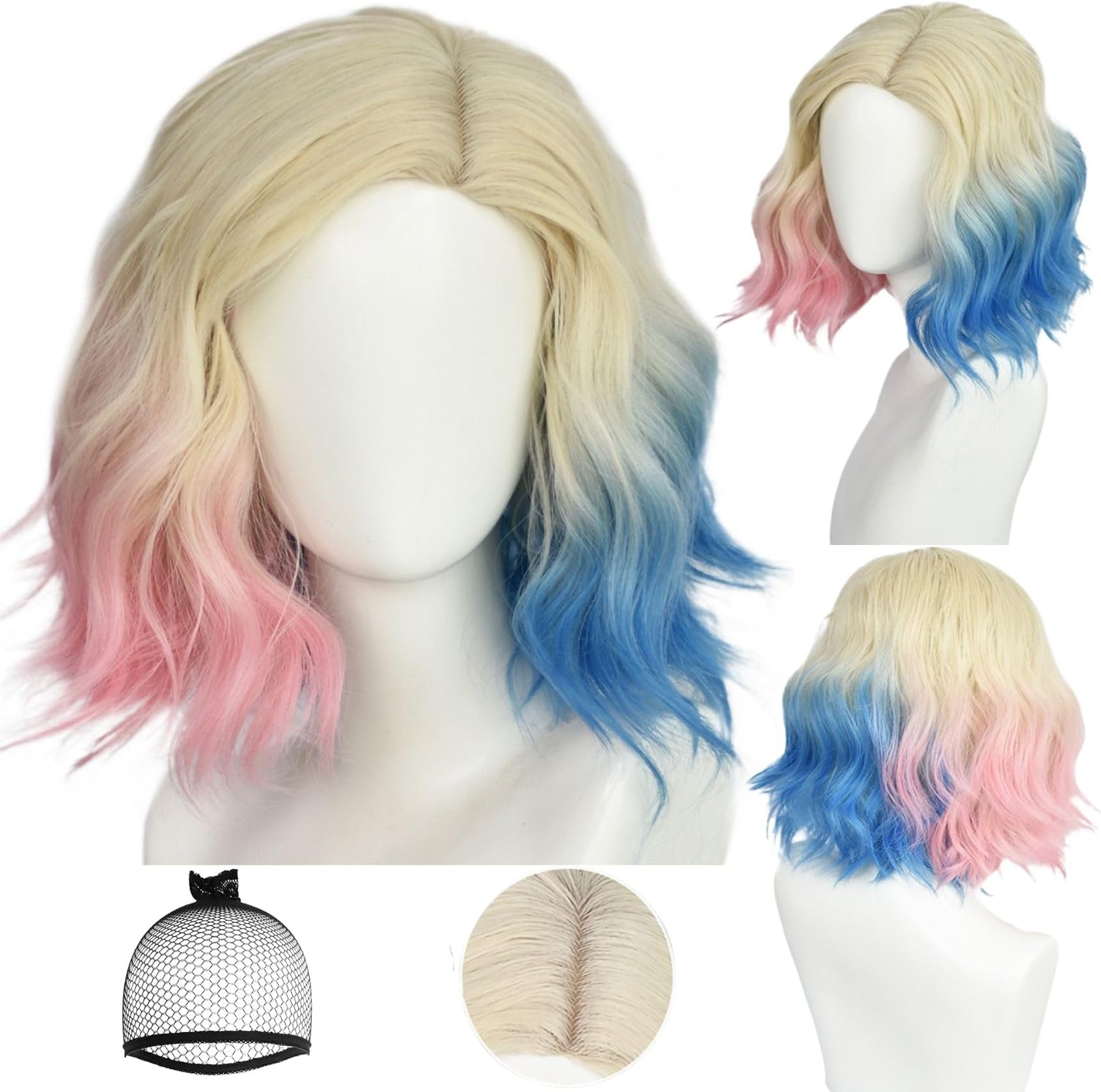Amazon.com: KiyaCos Long Straight Purple Anime Wig Fern Frieren Beyond ...