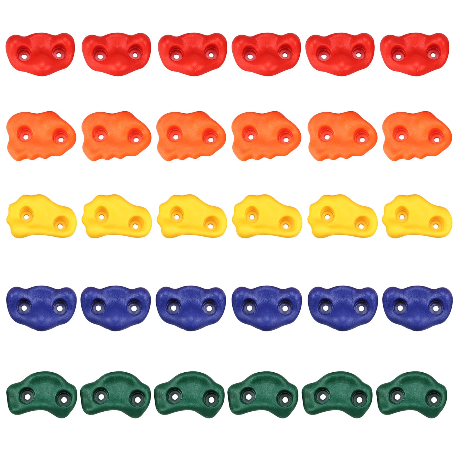 Amazon.com: Yaegoo 30 PCS Climbing Holds for Kids, Rock Wall Climbing ...