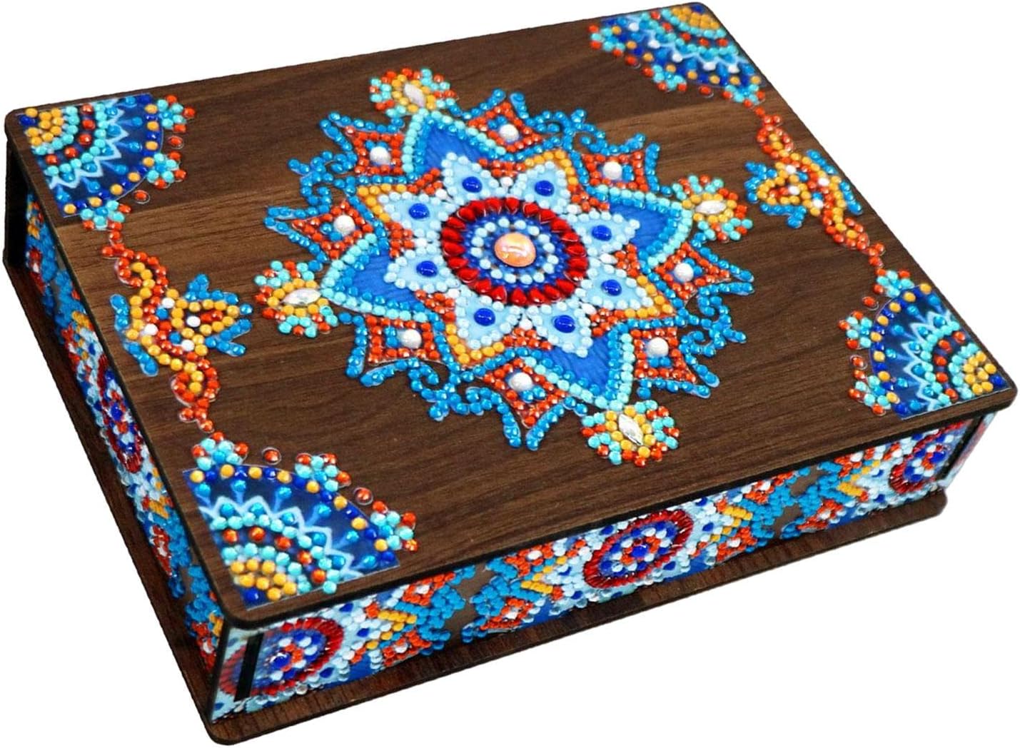 DIY 5D Diamond Drawing Jewelry Box Jewelry Holder Container Handmade ...
