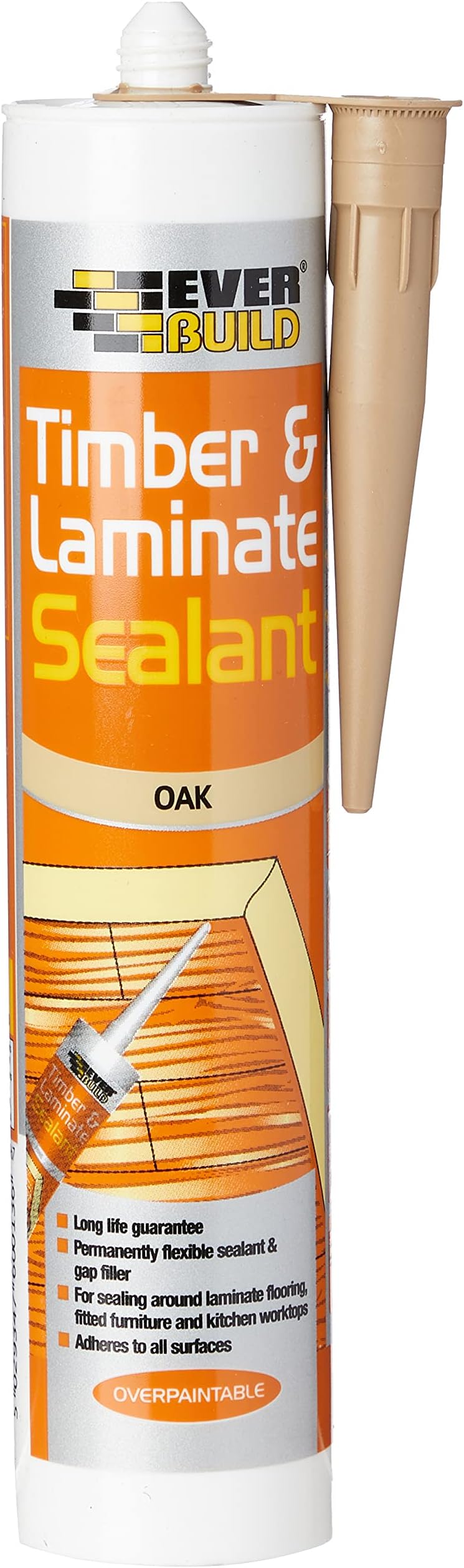 Everbuild Timber and Laminate Sealant – Permanently Flexible – Sealant ...