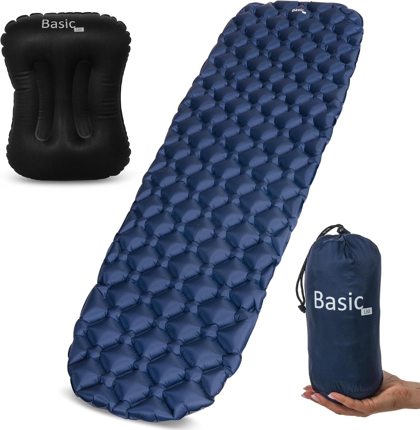 Amazon.com : Camping Sleeping Pad Air Mattress - Inflatable Ultralight ...
