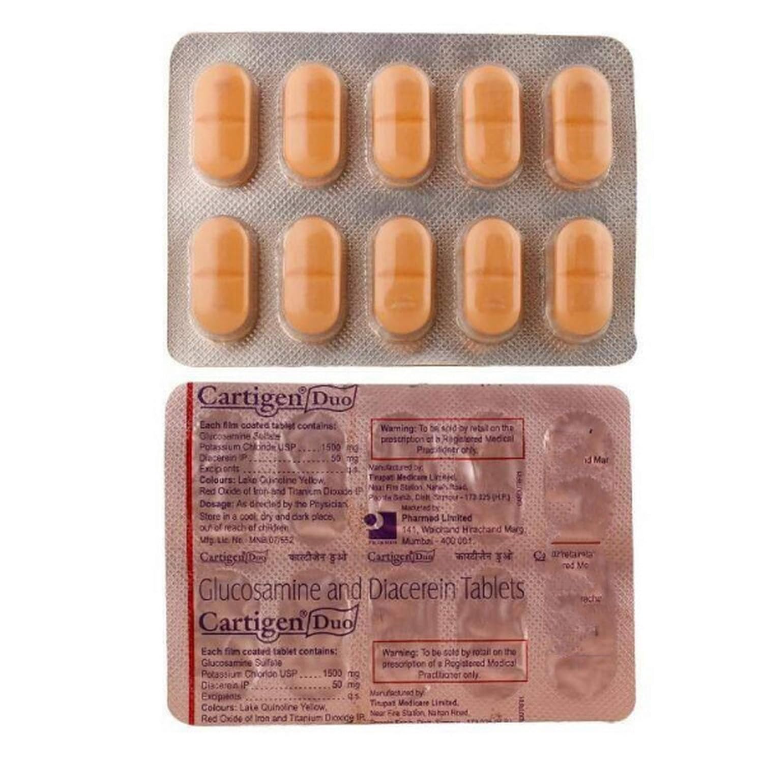 Cartigen-Duo - Strip of 10 Tablets : Amazon.in: Health & Personal Care