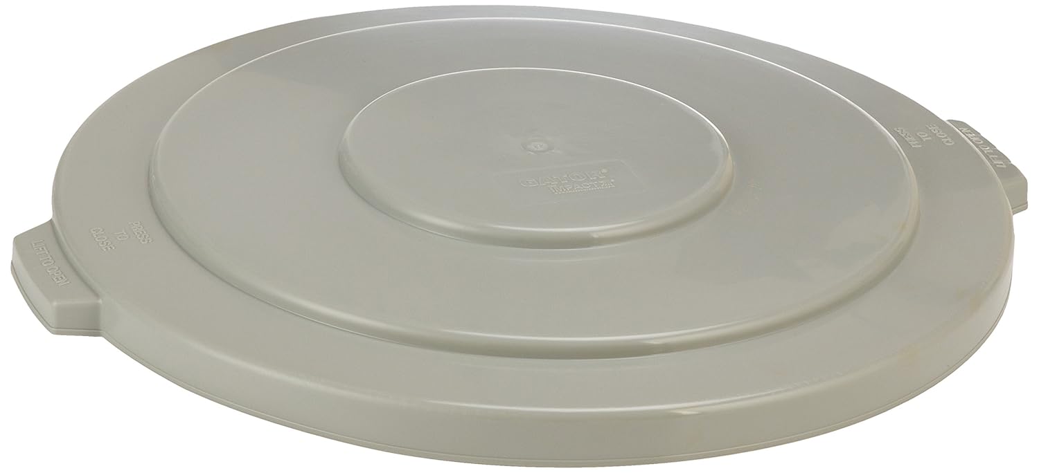 Impact 7756-3 Plastic Lid, 27-1/4" Diameter x 2-1/2" Height, Gray, for ...