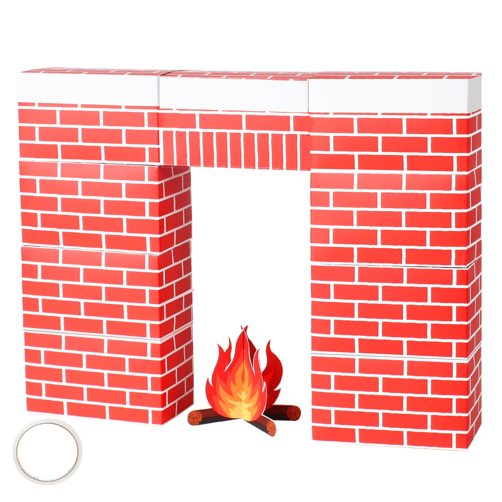 Cardboard Brick Wall Props