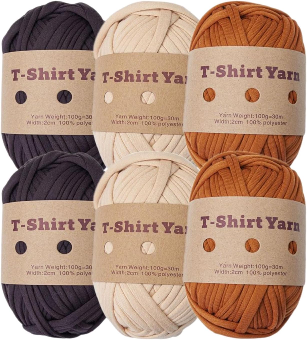 Zpagetti White Cotton T-Shirt Yarn - 120M 700g : Amazon.co.uk: Home ...