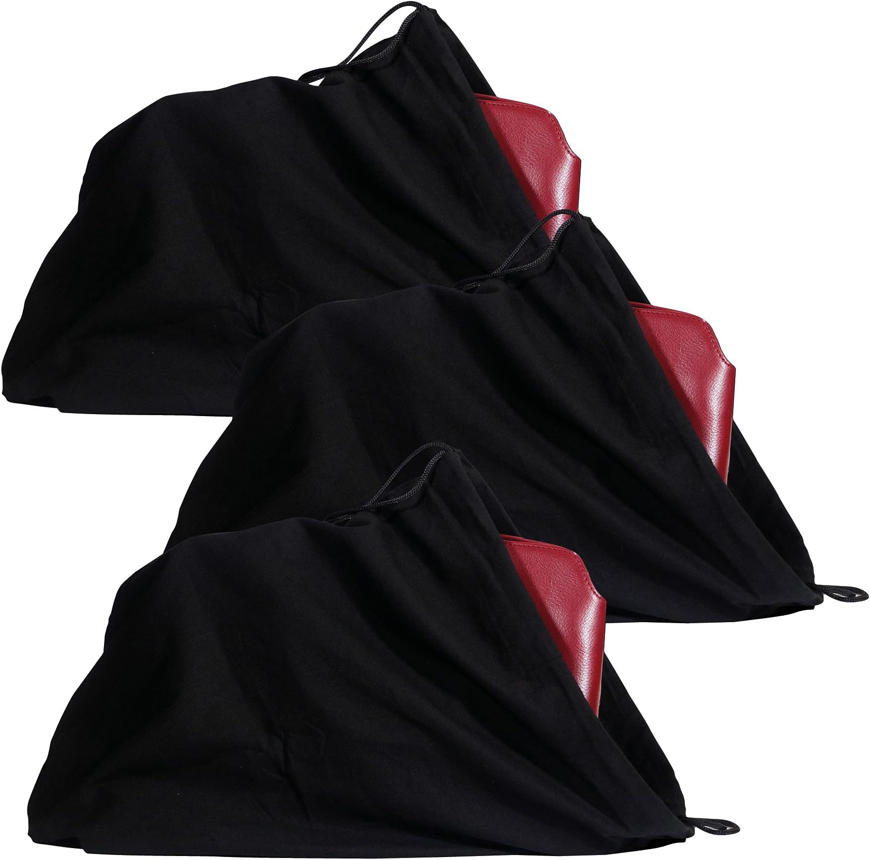 Amazon.com: 3 Pack Drawstring Dust Covers Large Cloth Storage Pouch ...