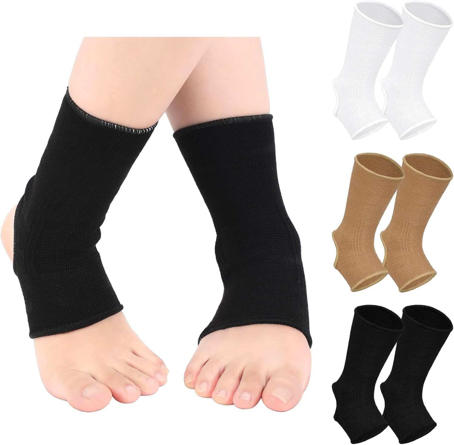 Amazon.com: Liitrsh 3 Pair Ankle Brace Ankle Compression Sleeve for ...