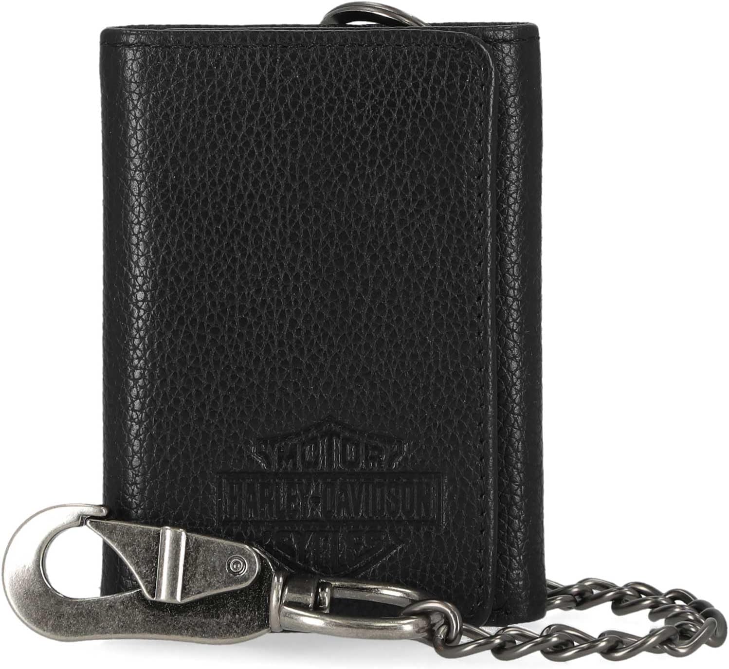 Amazon.com: Harley-Davidson Men's Bar & Shield Core Pebble Chain Tri ...