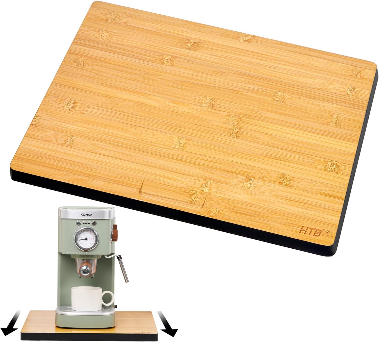 Amazon.com: Bamboo Sliding Tray for Heavy Kitchen Appliances -Counter ...