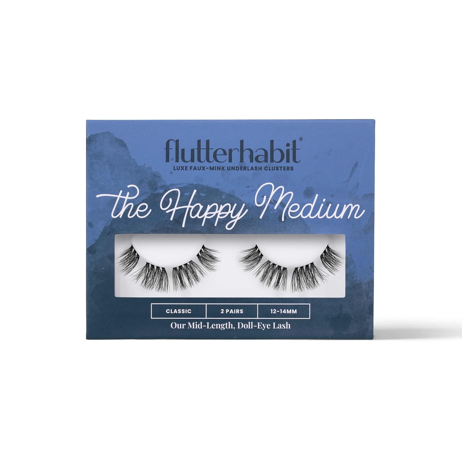 Amazon.com: FlutterHabit The Happy Medium Lashes, 2 Sets of Eyelashes ...