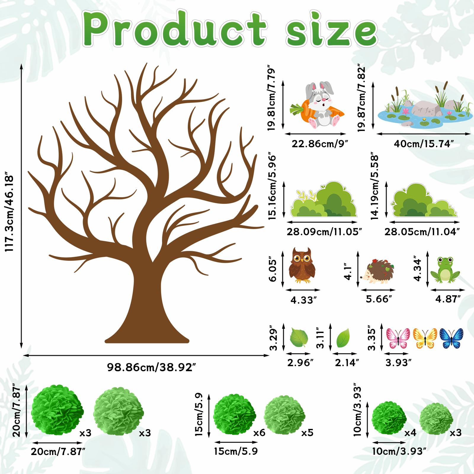 Snapklik.com : Spring Tree Bulletin Board Set Decorations For Classroom ...
