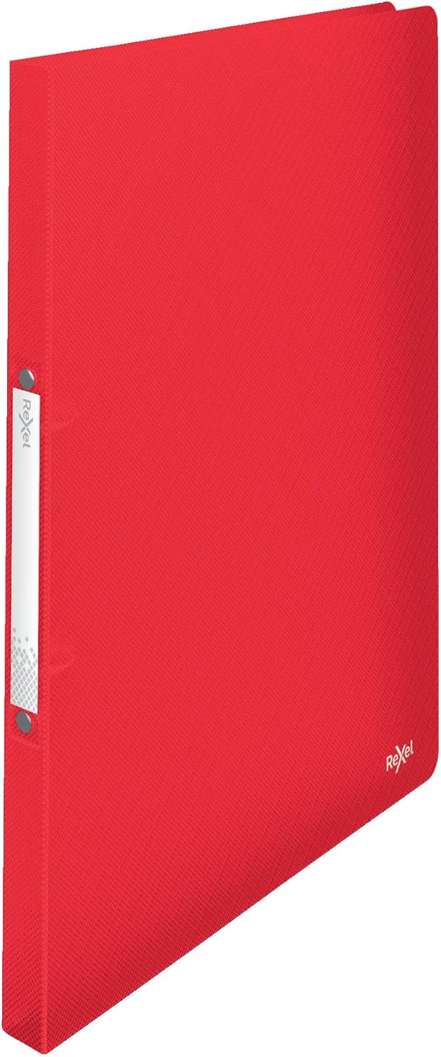 Rexel A4 Ring Binder, Red, 16 mm 2 O-Ring Diameter, Choices, 2115570 ...
