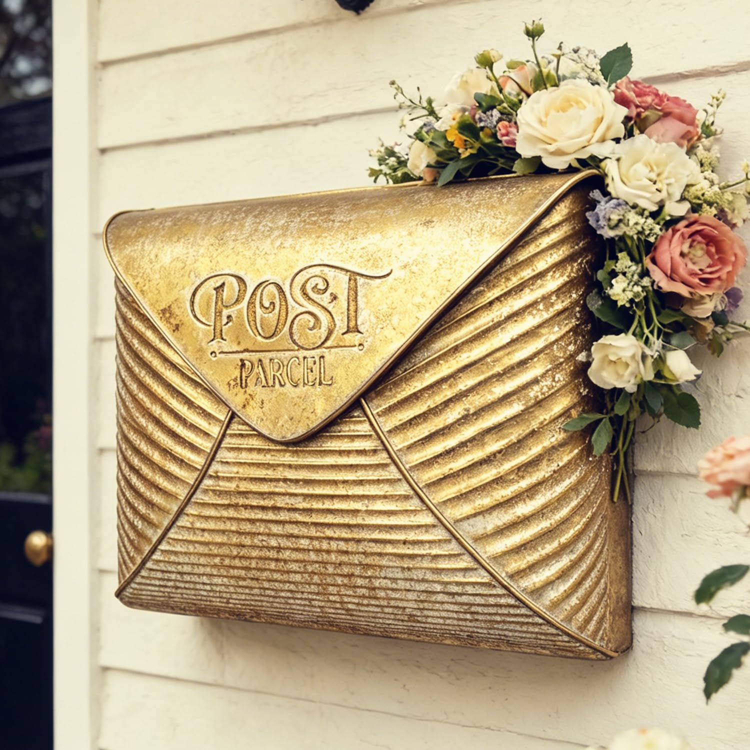 BIG FORTUNE Wall Mount Mailbox for House Outside,5" D x 13.8" W x 11.2 ...