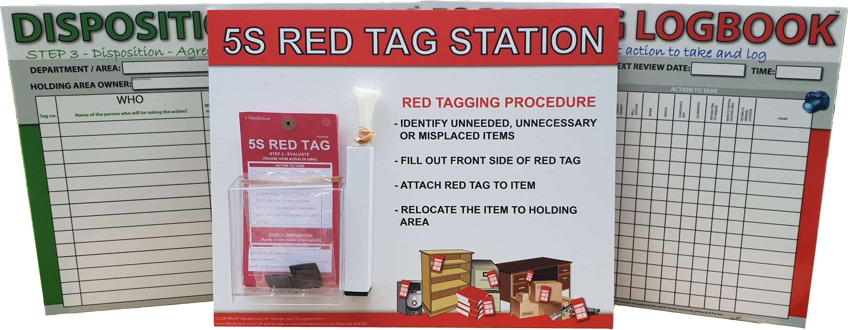 5s Red Tag Station Logbook Kit This Kit Comprises 5s | Desertcart Australia