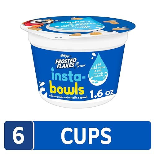 Frosted Flakes Insta-Bowls Cereal para desayuno frío, cereales ...
