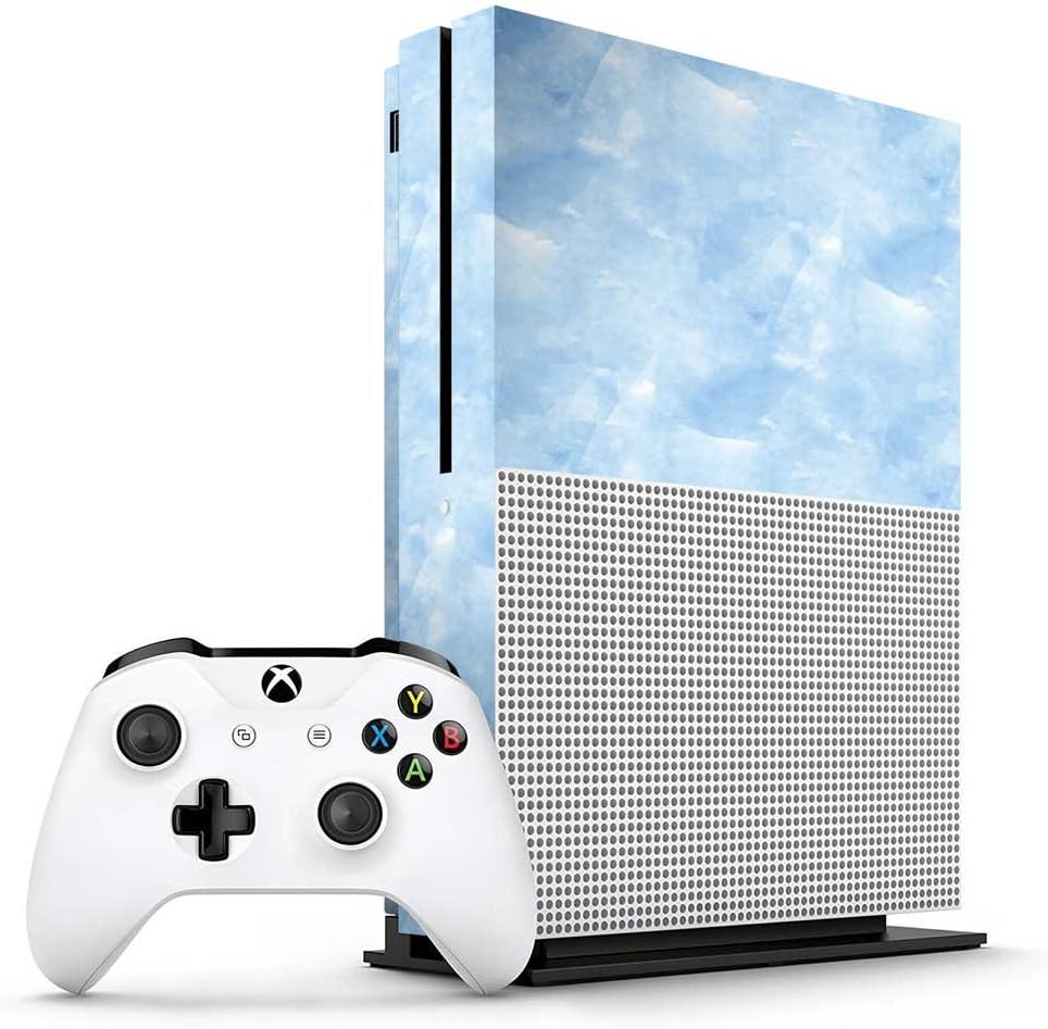 Xbox One S Blue Watercolour Console Skin/Cover/Wrap for Microsoft Xbox ...