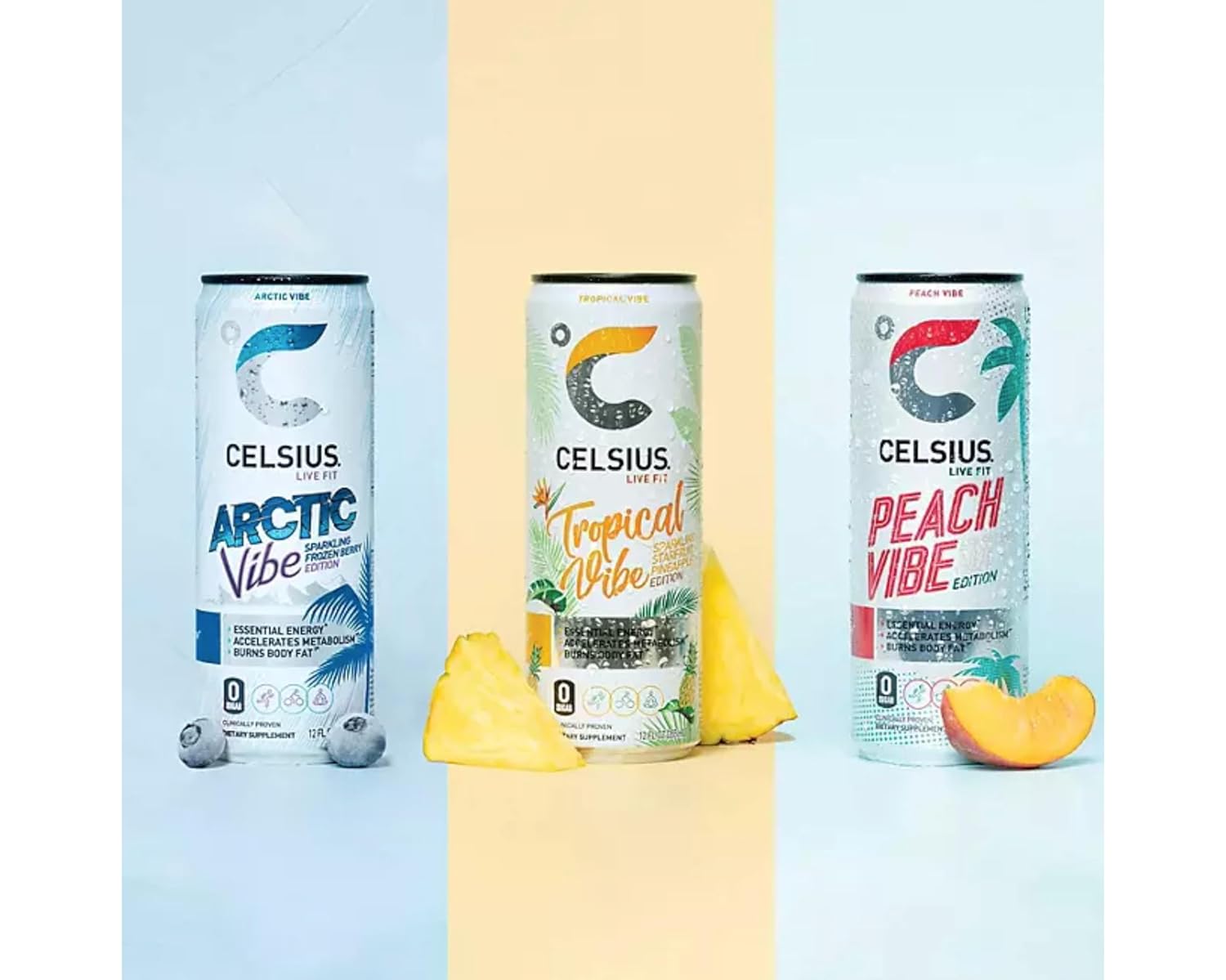 Celsius Essential – Bebida energética espumosa, sin azúcar ni ...