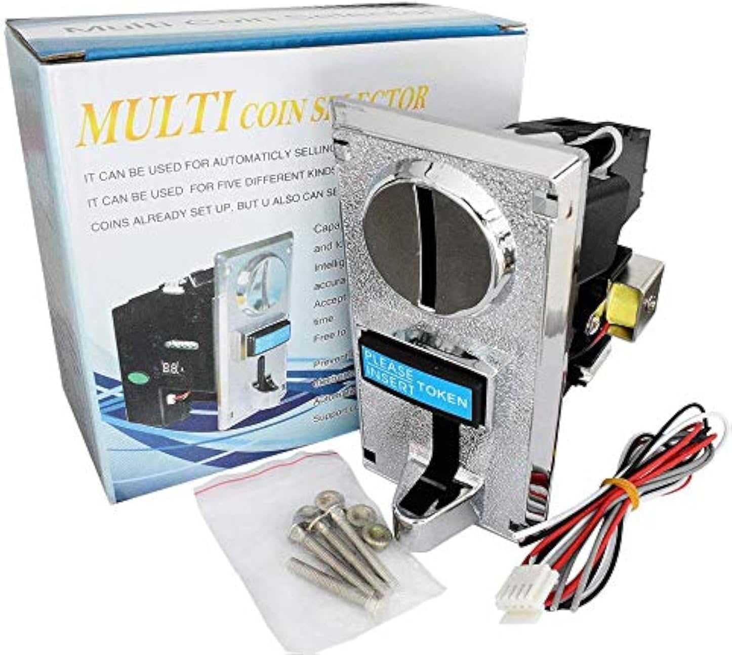 Amazon.com: BLEE 6 Type Coins CPU Multi Coins Acceptor Selector ...