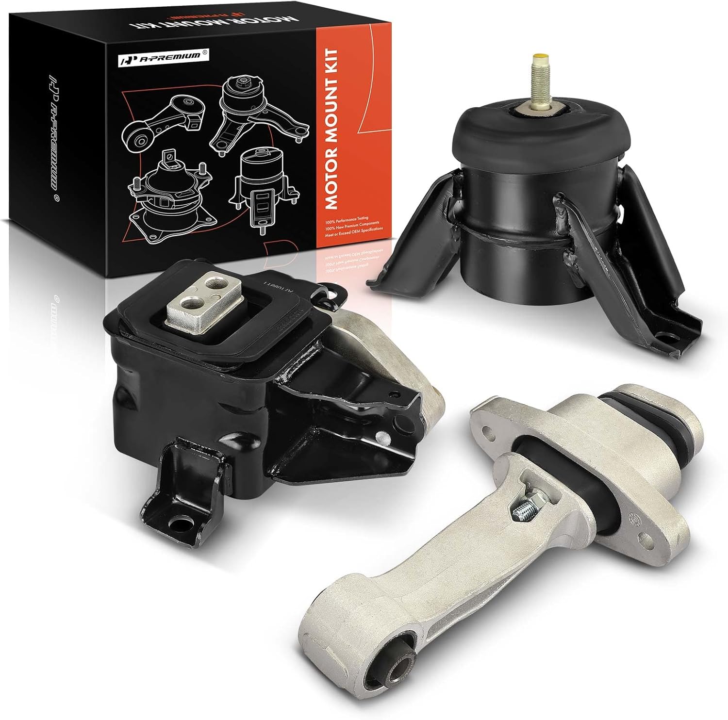 Amazon.com: A-Premium 3PCS Engine Motor Mount Transmission Mount Torque Strut Mount Set ...