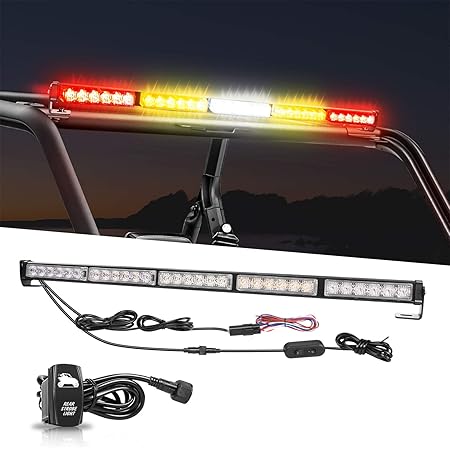 Amazon.com: Xprite 30" LED Chase Strobe Light Bar, Offroad Safety ...