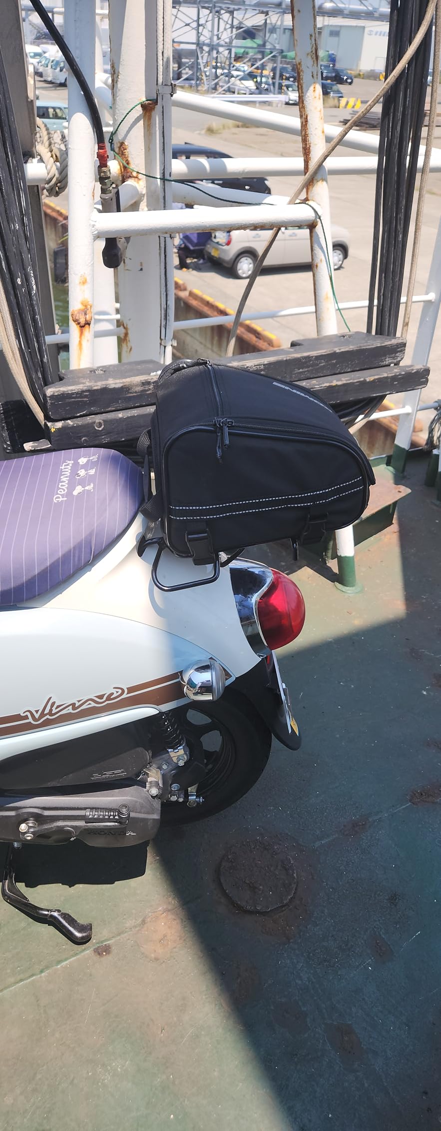 Amazon | [KOMINE] バイク用 SA-249 モーターサイクルテールバッグ 9L 09-249 Black | サイドバッグ・サドルバッグ | 車＆バイク