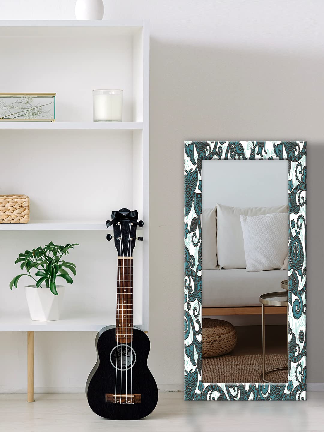 Buy 999STORE Printed Mirrors for Living Room Big Size Dressing Mirror ...
