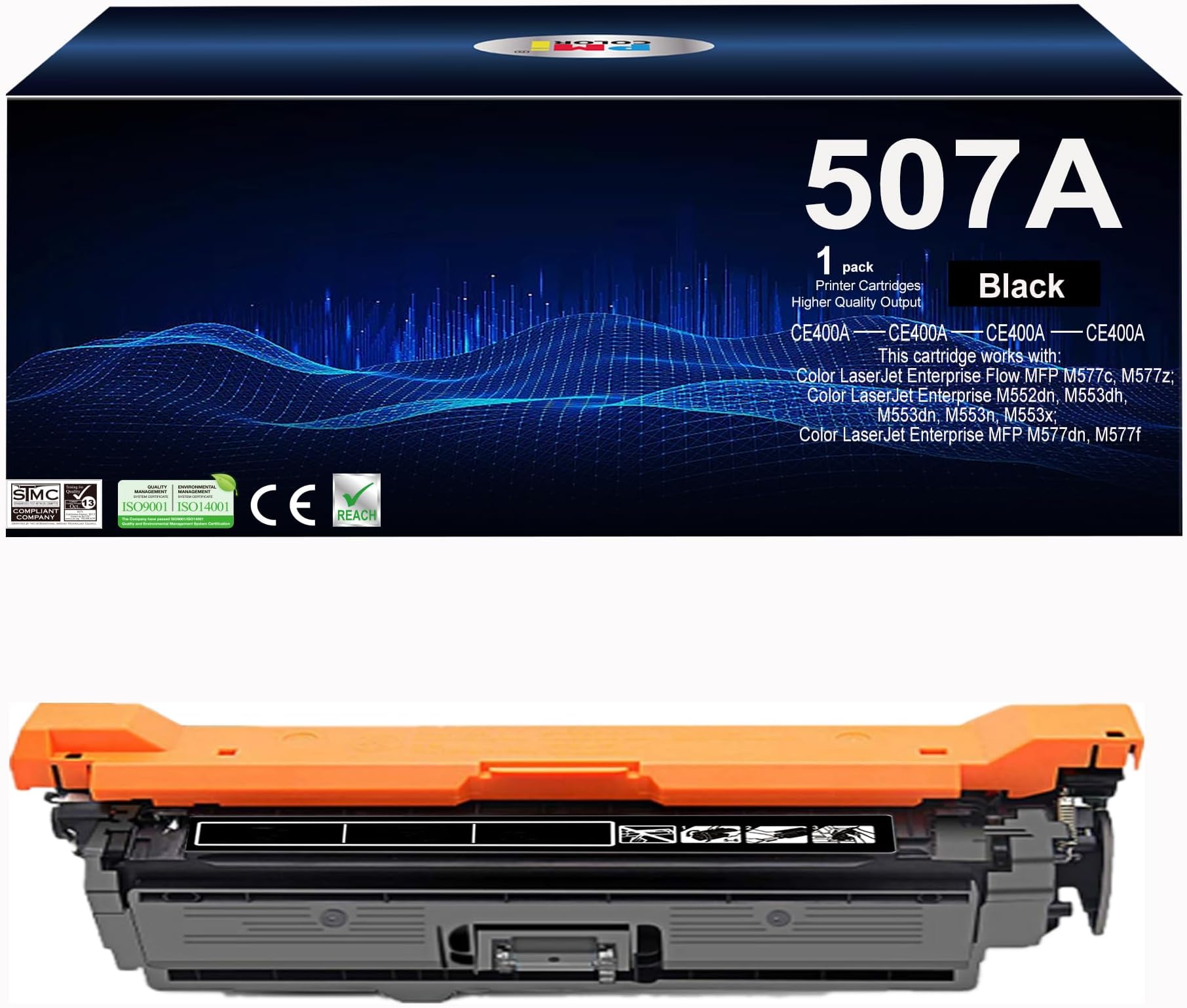 Amazon.com: HP 507A Black Toner Cartridge | Works with HP LaserJet ...