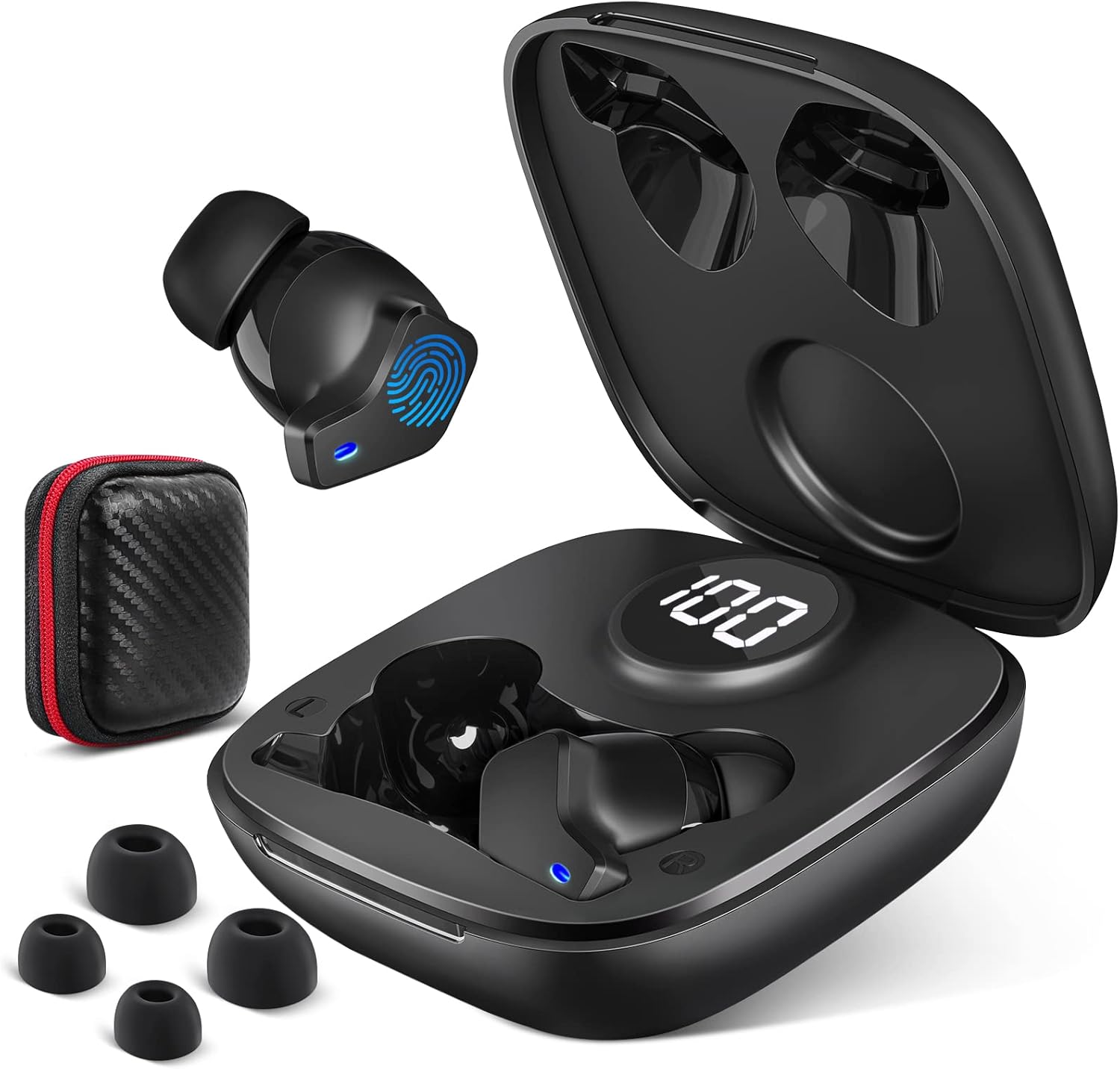 Amazon.com: Wireless Earbuds Bluetooth Headphone for iPhone 16 Pro Max ...