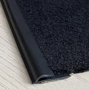Amazon.co.jp: Black Rugs & Floor Edging Trim Strips, Carpet Grippers ...
