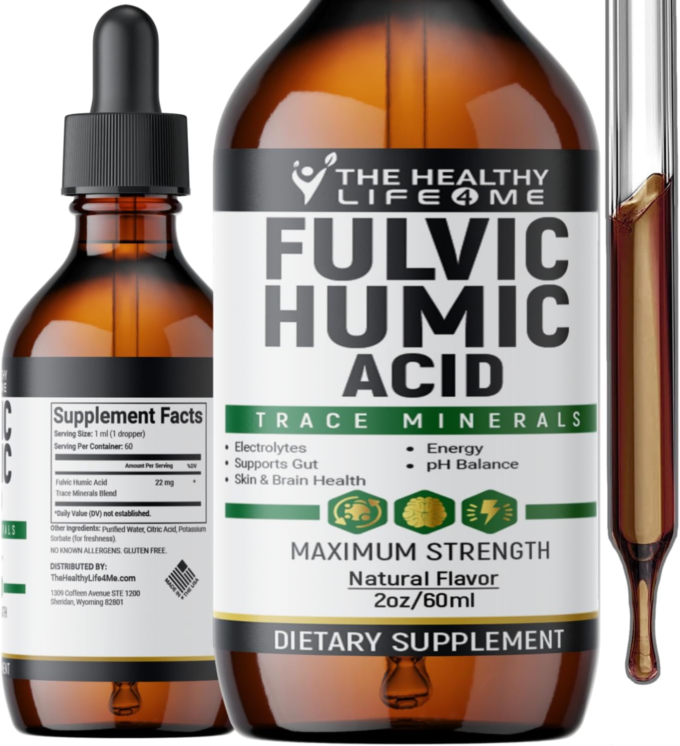Organic 72 Trace Minerals + Fulvic Acid | Digestion | Hydration | Keto ...
