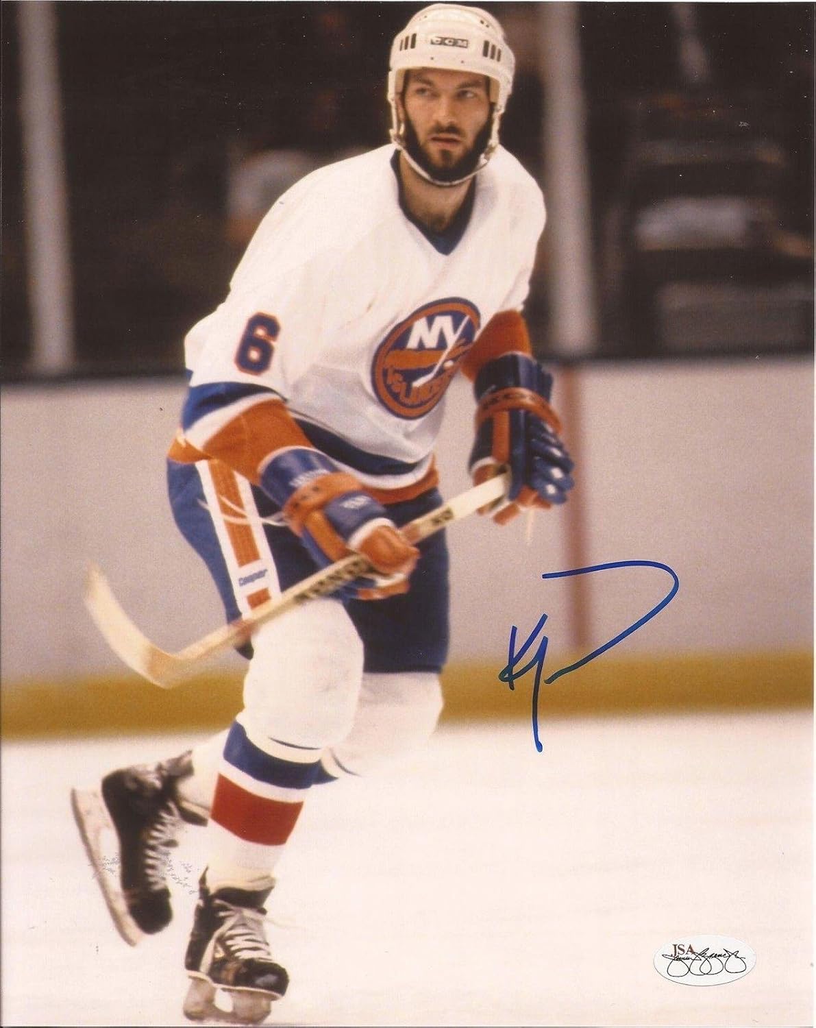 Ken Morrow Signed Photo - 8x10) - JSA Certified - Autographed NHL ...